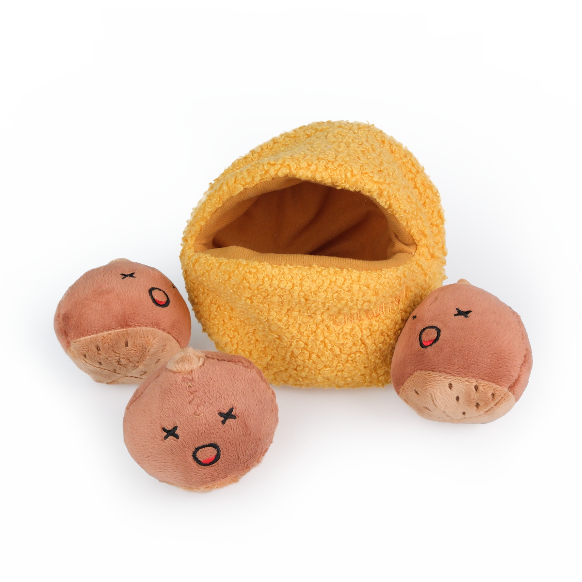 Chestnut Squeaky Toy – CHEWFFON